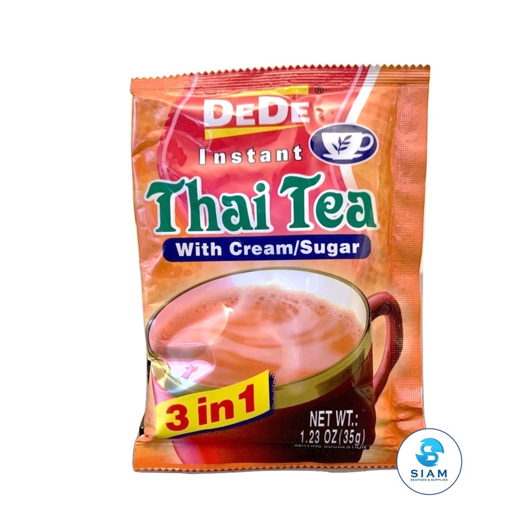 Instant thai tea - dede (12 packets-net wt 14.8 oz) ชาไทยปรุงสำเร็จ 📦s