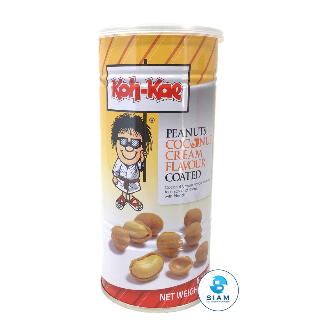 Peanut Snack, Coconut Cream Flavor Coated - Koh Kae (9 oz-Net Wt 11.1 ...